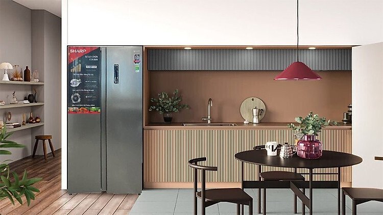 Tủ Lạnh Sharp Inverter Side By Side 600 Lít SJ-SBXP600V-DS