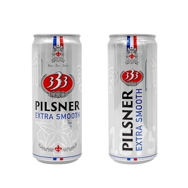 Bia 333 pilsner lon cao 330ml
