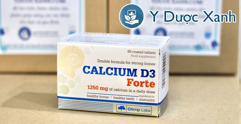 CALCIUM D3 FORTE, 60 viên, Viên uống bổ sung canxi cho bà bầu của Ba Lan