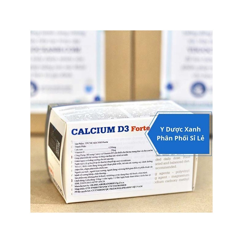 CALCIUM D3 FORTE, 60 viên, Viên uống bổ sung canxi cho bà bầu của Ba Lan