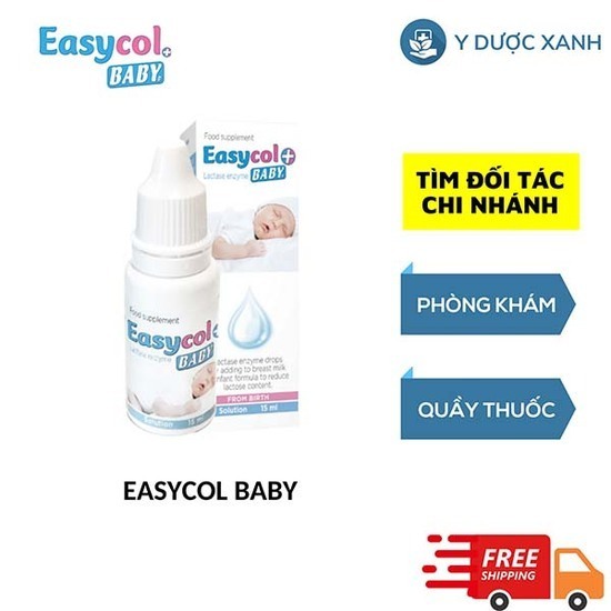 EASYCOL BABY, 15ml, Dung dịch nhỏ giọt bổ sung Enzym Lactase cho bé ...