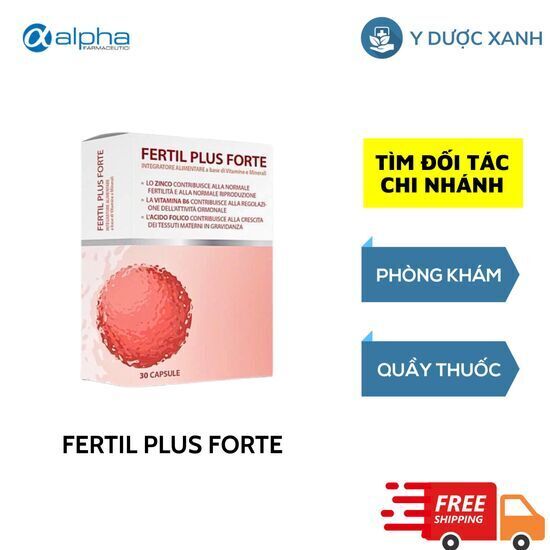 FERTIL PLUS FORTE, 30 Viên, Hỗ trợ sức khỏe Nữ giới - Y Dược Xanh
